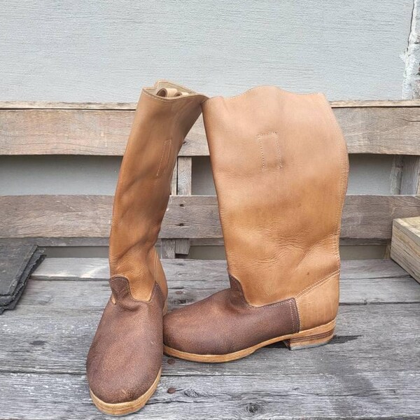 Handmade US M40 Cavalry Officer Boot With 3 Buckles. Boot, Leather Boot ...