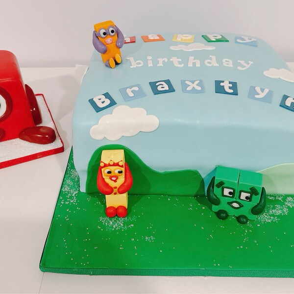 Numberblocks, Edible Numberblocks, Fondant Numberblocks, Numberblocks ...