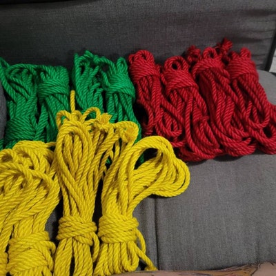 White Bamboo Silk Rope - Etsy