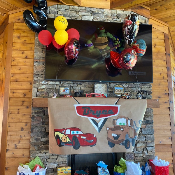 Party Banner- Birthday Banner- Kraft Paper Banner- Party Decor- Party ...