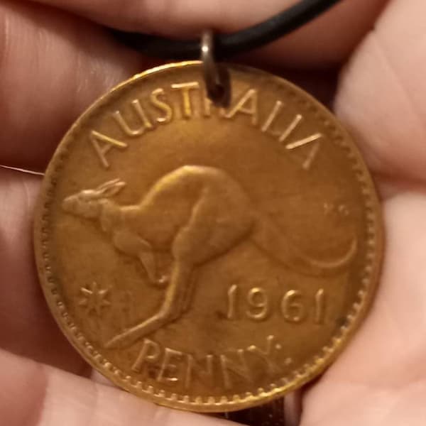 Maori Coin Necklace - New Zealand - Copper Charm - Hei-tiki - Unisex ...