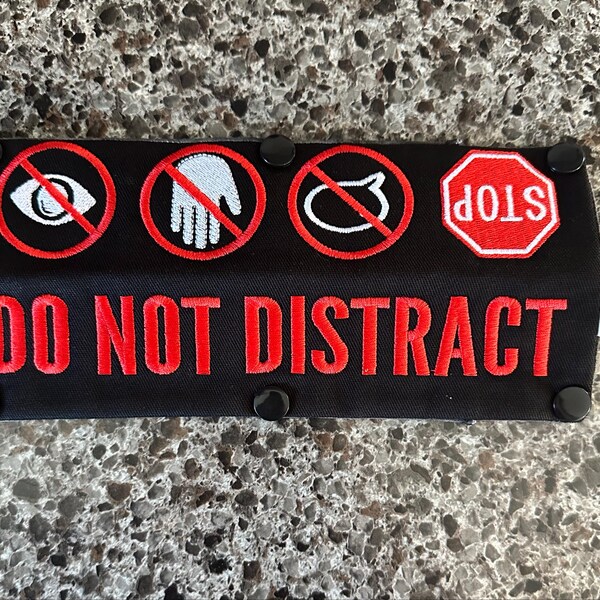 Vest adjustable Size, in Training Do Not Approach, Light Weight Sd ...