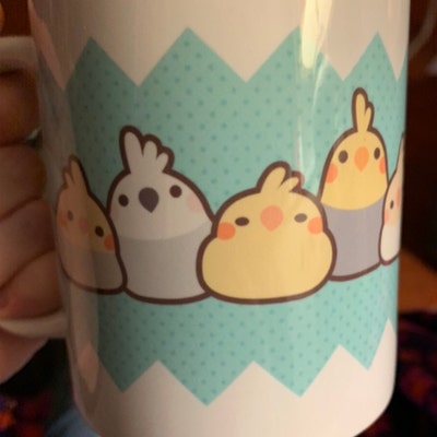Squishy Birbs Mug Cockatiel / Budgie / Lovebird - Etsy