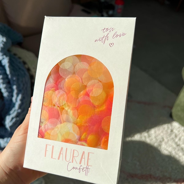 Biodegradable Wedding Confetti | Rice Paper Confetti | Water Soluble ...