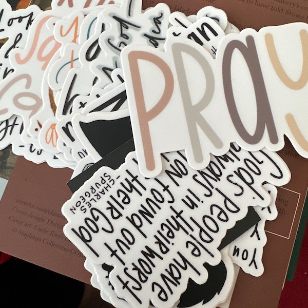 Pray Sticker | Christian Stickers | Faith Decals & Gifts | Prayer ...