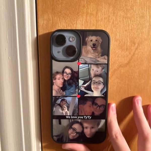 Personalized Custom Picture Collage Phone Case, Custom Phone Case With ...