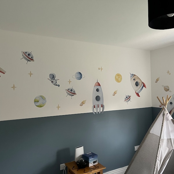 Space Adventure | Boy Wall Stickers | Boy Decal | Kids Decal | Boy Room ...