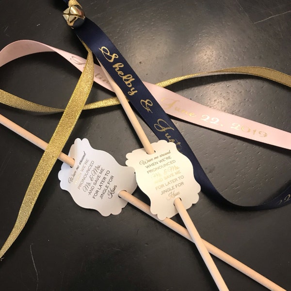 100 Personalized Ribbon Wand Send off Amethyst Purple and Ivory With ...