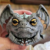 Alien Tree Frog Friend Starlight Pink Hand Painted Resin Frog Figurine ...