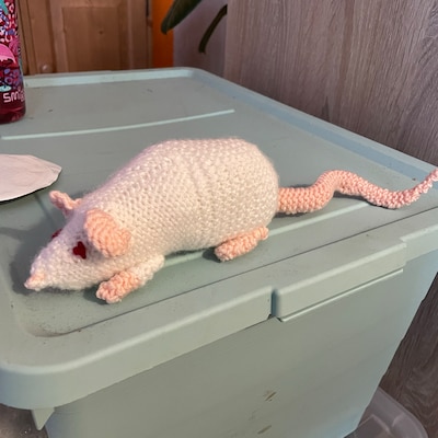 Rat Knitting Pattern PDF Cute Toy Domestic Rats Cuddly Beginners Knit ...