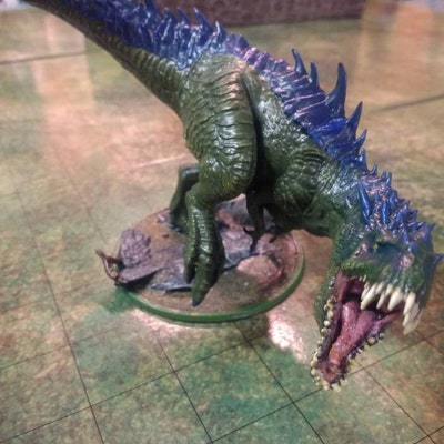 T-rex Predator Rex Huge Beast Miniature Lord of the Print D&D 5e ...