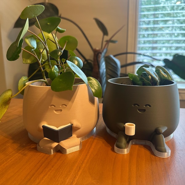 Cute Coffee Planter, Cozy Indoor Cafe Mug Plant Pot Decor, Coffee Lover ...