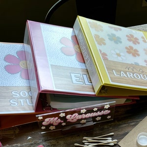 Retro Rainbow 10-drawer Cart Labels editable - Etsy