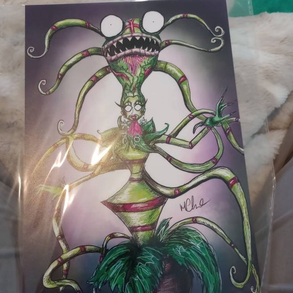 Custom Portraits in Tim Burton Style | Gothic Drawings for Weddings ...
