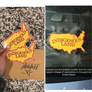 Indigenous Land Sticker - Etsy