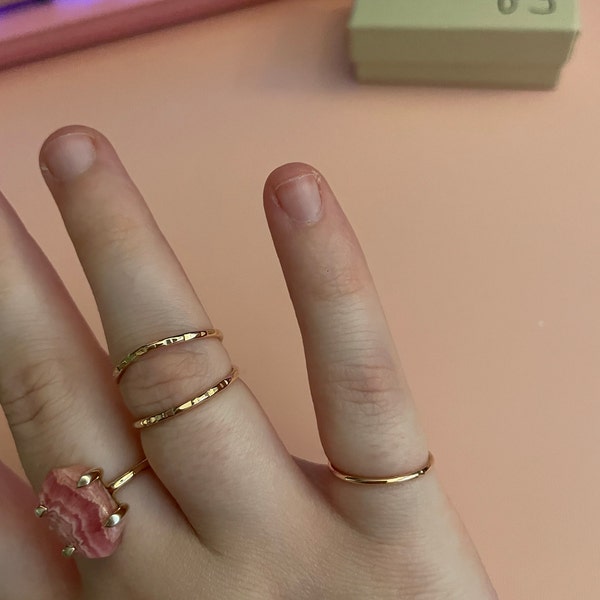 Double Knuckle Ring, Knuckle Rings, Open Mid Rings, Above Knuckle Ring ...