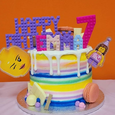 Celebration Cake Set Happy Birthday Sign and Numbers Cake - Etsy