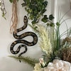 Gold Snake Wall Hanging, Snake Wall Art, Alt Home Decor, Unusual Gift, Snake Gift, Goth Decor ...