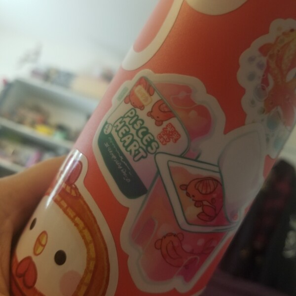 Pisces Zodiac | 3" Waterproof Aesthetic Anime Stickers | Lychee Jelly ...