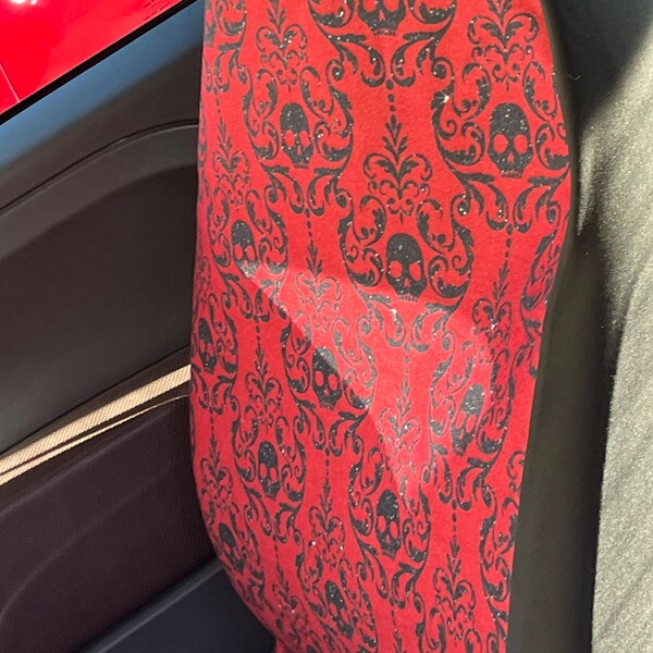 Gothic Vampire Aesthetic Car Seat Cover, Goth Car Accessories, Witchy ...