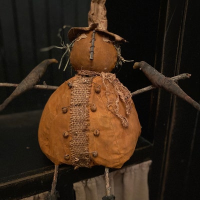 Primitive Scarecrow Pocket Full of Crows E-pattern - Etsy