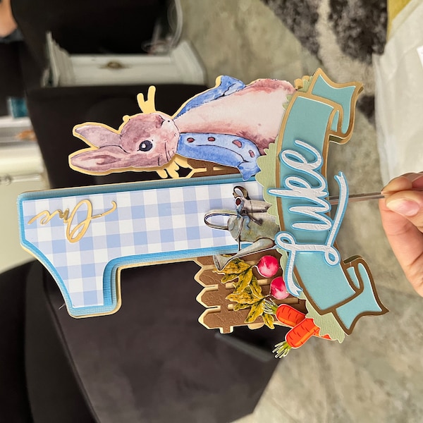 Peter Rabbit Cake Topper / Peter Rabbit Birthday Party/ Peter Rabbit ...