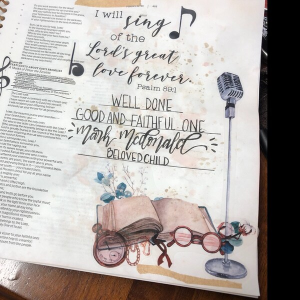 God's Love Letter, Bible Journaling Stickers Printable, Bible Art ...