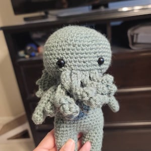 Cthulhu Crochet Pattern Mini Cthulhu Eldritch God - Etsy