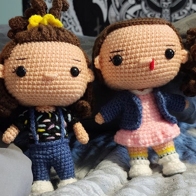 AMIGURUMI PATTERN Pack Stranger Things Crochet Pattern Eddie Max Eleven ...