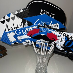 Graduation Cheers Photo Table Toppers Graduation Party Picture ...