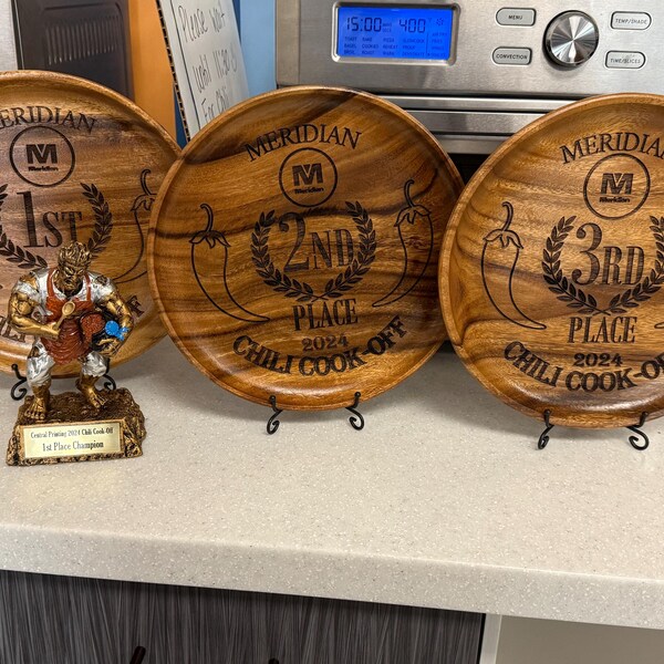 Cooking Contest Award Bundle, Cooking Gifts, Chili Cookoff Trophy ...