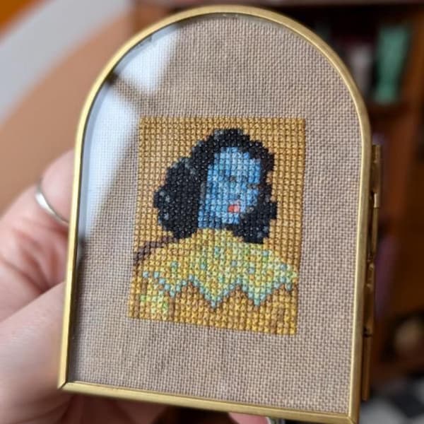 Vintage Lady - Cross Stitch Pattern - Etsy