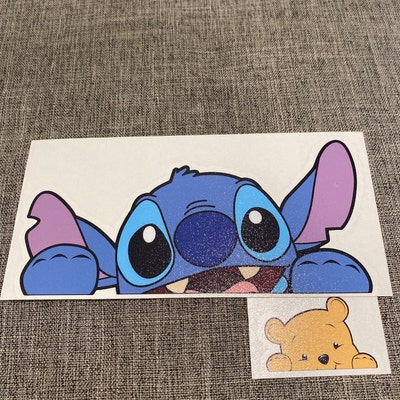 Stitch Peeking Inspired Car Laptop Vinyl Decal - Etsy