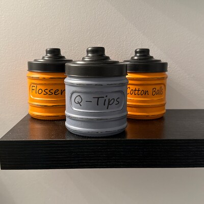 Kitchen Canister Set, Sugar Jar, Flour Jar, Coffee Jar, Rustic Kitchen ...