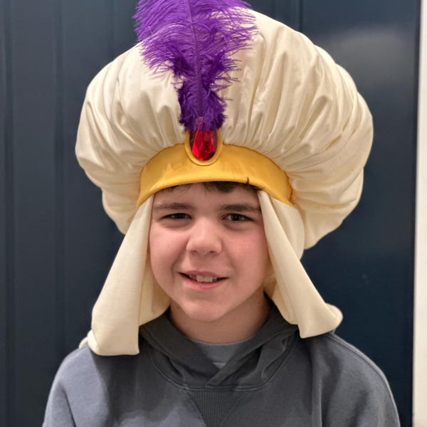 Arabian Sultan Turban - Sultan Inspired Hat - Aladdin Inspired Cosplay ...