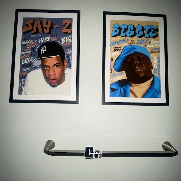 Tupac & Biggie Poster Combo Hip Hop Wall Art - Etsy