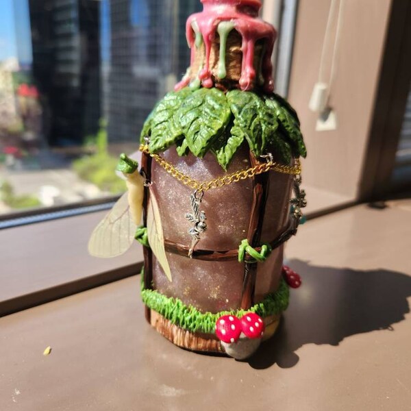 Mermaid Scales Static Potion Bottle Spell Bottle Cosplay Water Magic ...