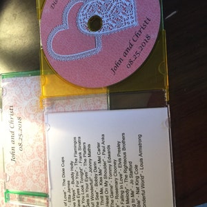 Personalized Music Mix CD - Etsy