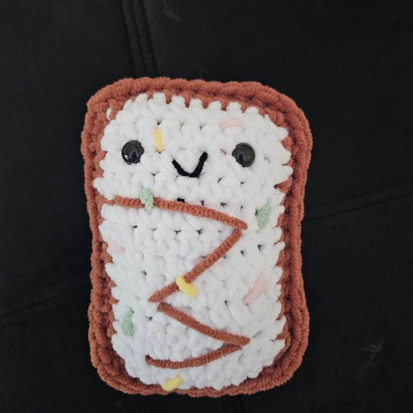 Toaster Pastry Crochet Pattern, No-sew, Crochet Pillow Pattern, Crochet ...