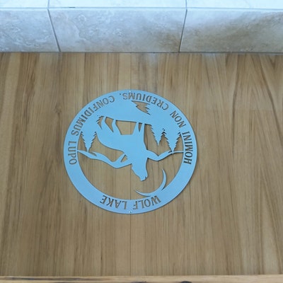 Custom Wolf Sign, Wolf in the Wild Sign, Howling Wolf - Etsy