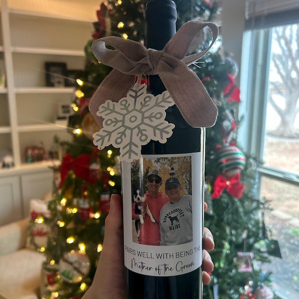 PRINTED Custom Wine Bottle Label, Personalized Wine Label, Your Image ...