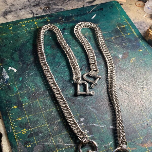 Handmade Stainless Steel Half Persian Wallet Chain - Etsy