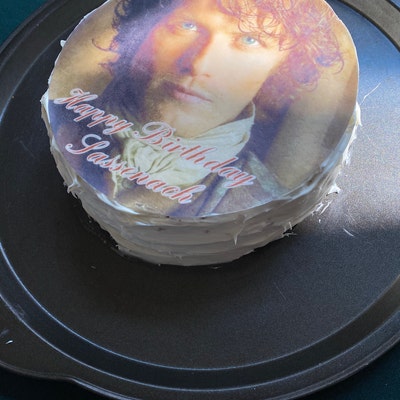 Outlander Edible Cake Topper Jamie Fraser - Etsy UK