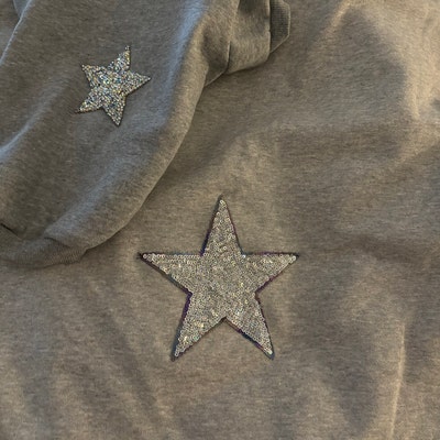 Gold Rhinestone Sequins Letters A to Z Sew on Patches for Personalized ...