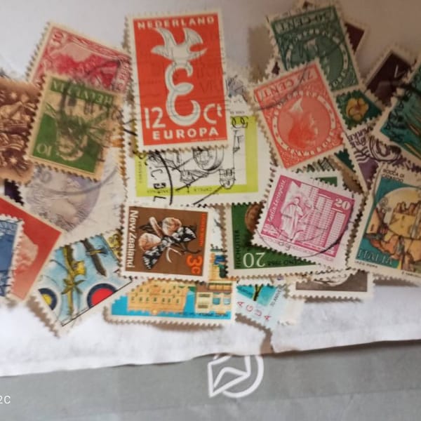 World Postage Stamps, Random Used Vintage| World Postage Stamps ...