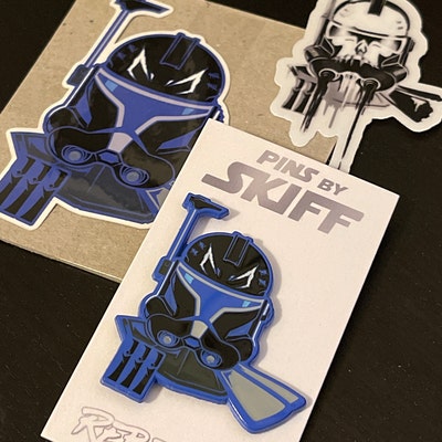 Star Wars Captain Rex Clone Trooper Decal 2.75x3 - Etsy