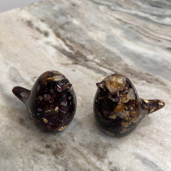 Funeral Flower Keepsake Large Bird, Memorial Service Keepsake Songbird ...