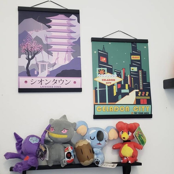 Pokemon Travel Poster Lavender Town - Etsy