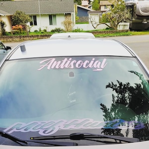 Blessed Windshield Decal Car Sticker Banner JDM Vinyl Graphics - Etsy