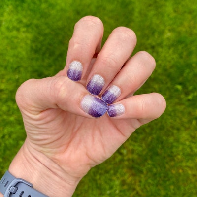 Geometric Multi-color Toe Nail Wraps, Black Graphic Toe Nail Art ...